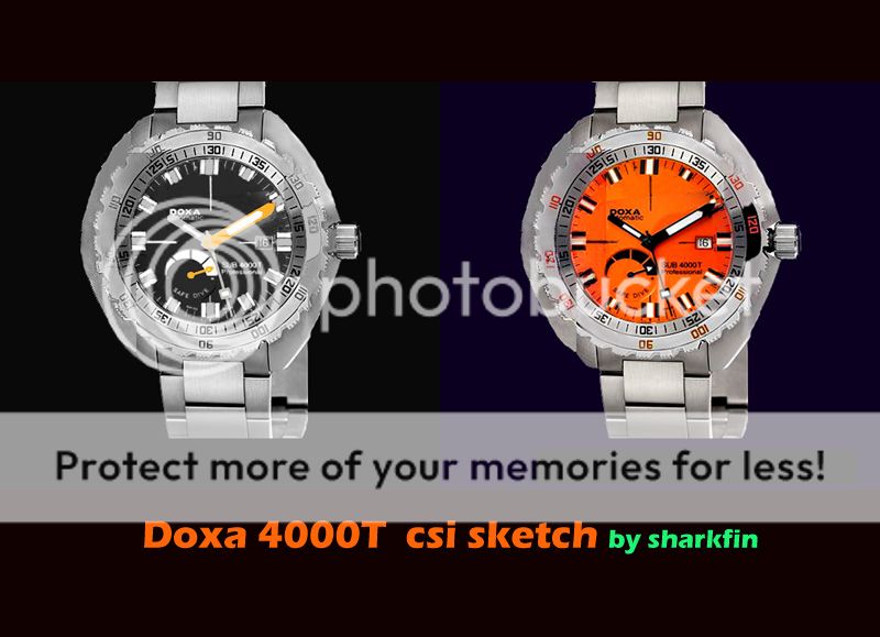 TimeZone : Dive Watches » What do you think of the upcoming Doxa 4000T?